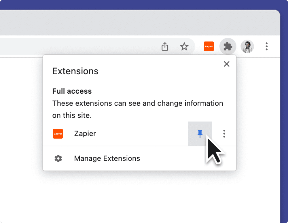 Automate your work with the Zapier Chrome extension